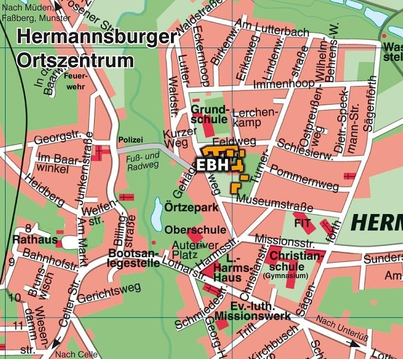 Ev. Bildungszentrum Hermannsburg – Anreise